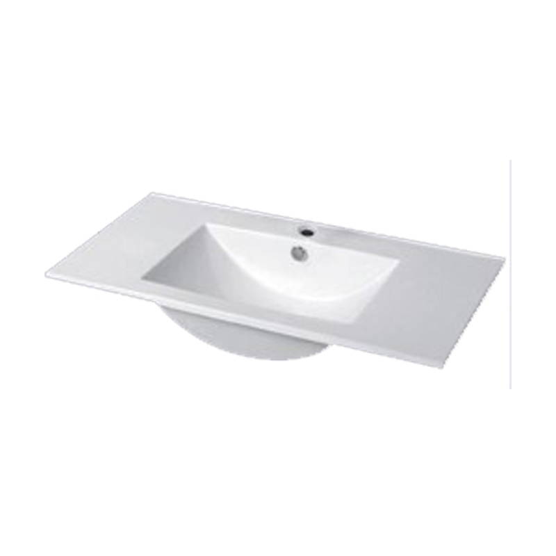 Remarkable Ceramic Vanity Top Square China Basin 1200mm | Crown Bathrooms